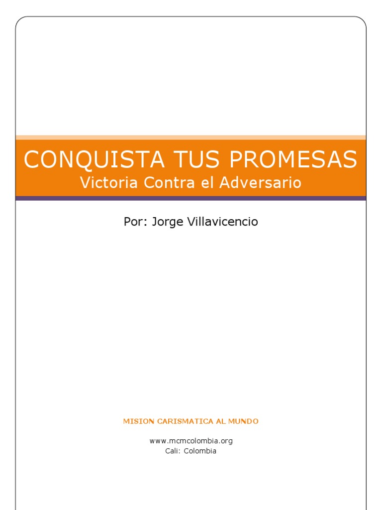 07 - Conquista Tus Promesas - Pte 2 | PDF | Pablo el apóstol | Jacob