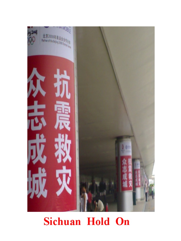 Sichuan Earthquake Remembrance Poem | PDF | Wellness | Religion ...