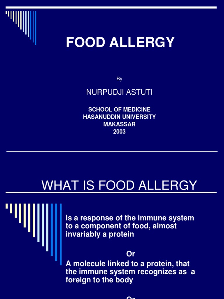 Food Allergy Powerpoint Template