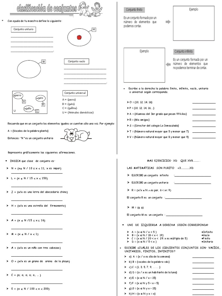 Clasificacion de Conjuntos | PDF