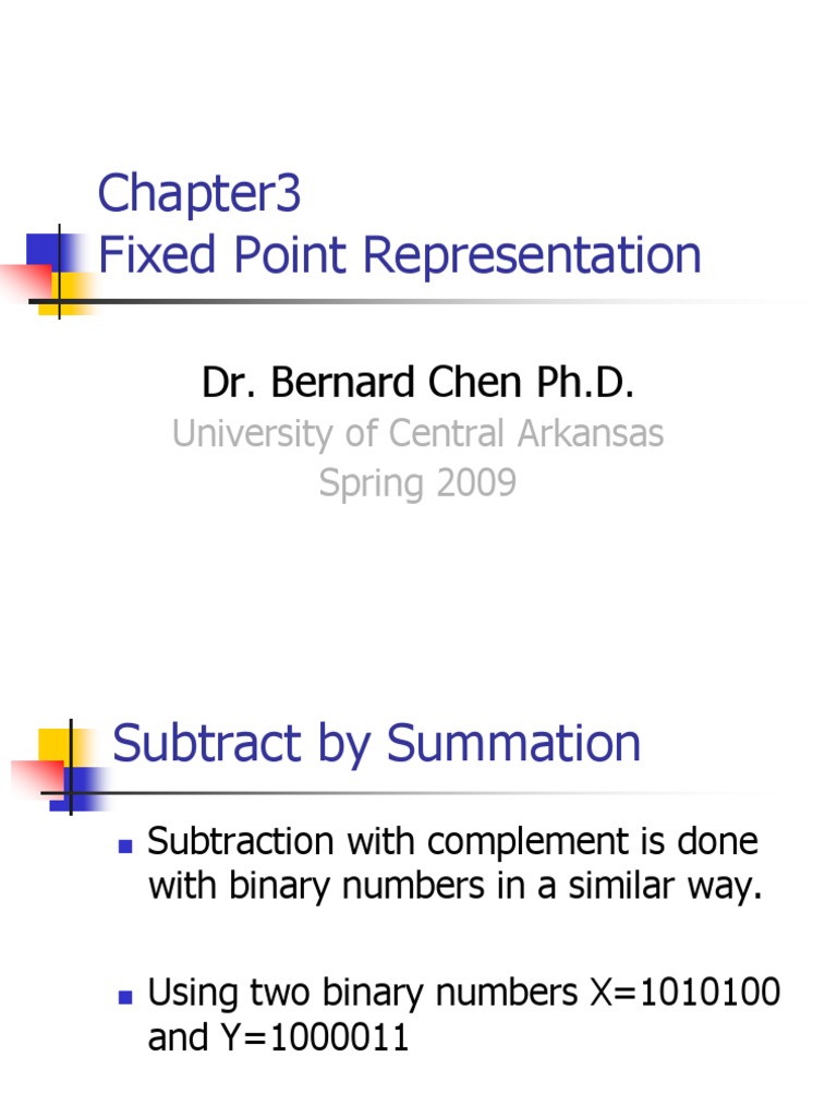 Fixed Point and Signed Number Formats | PDF | Subtraction | Arithmetic