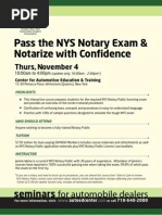 Notary Test Questions & Answers | PDF | Notary Public | Justice