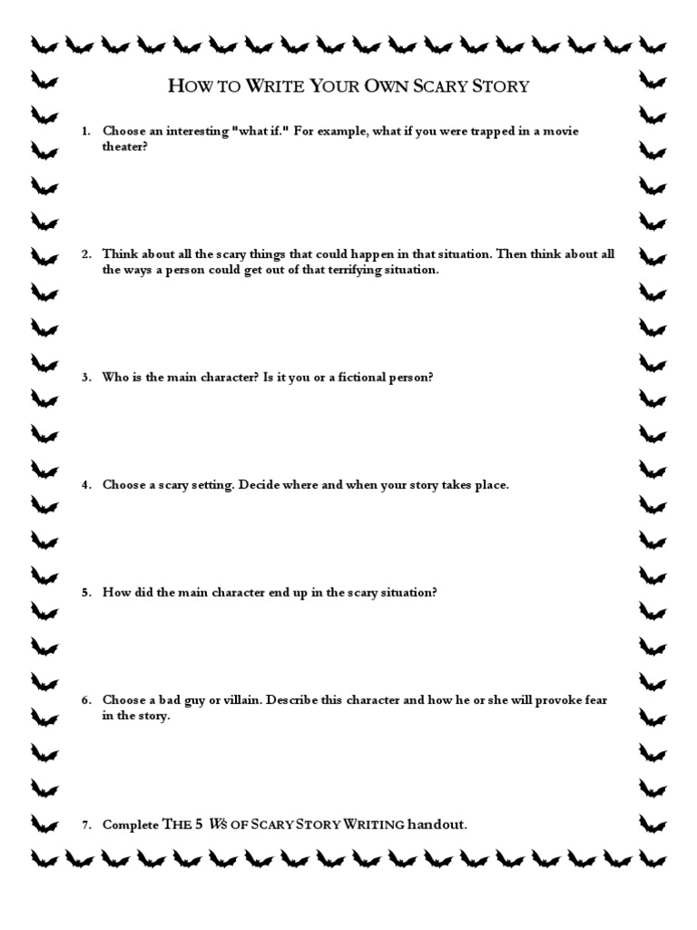 Writing A Scary Story | PDF