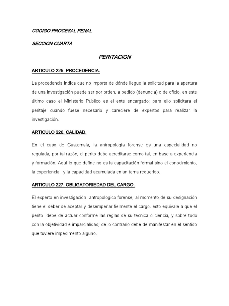 PERITAJE | PDF | Testigo experto | Información del gobierno