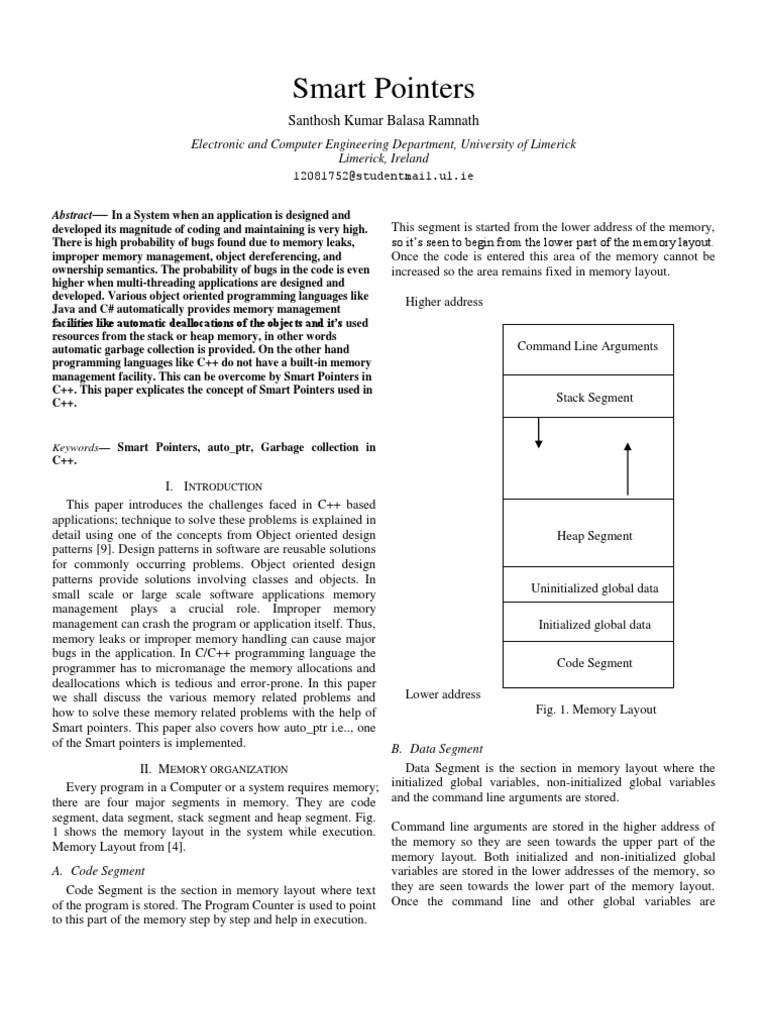 Smart Pointers | PDF | Pointer (Computer Programming) | C++