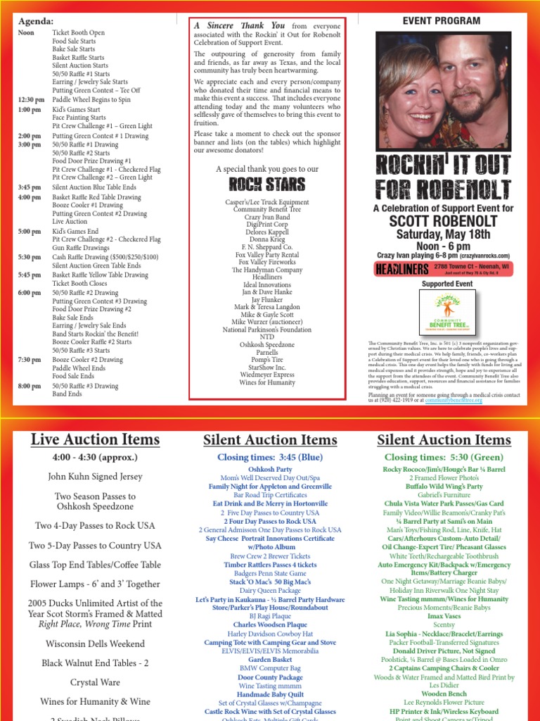 Rockin It Out For Robenolt: Rock Stars | PDF | Leisure