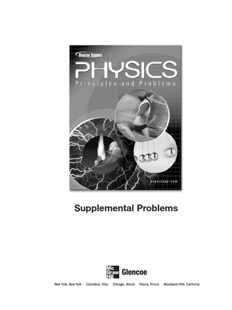 Supplemental Problems | PDF | Orbit | Mass