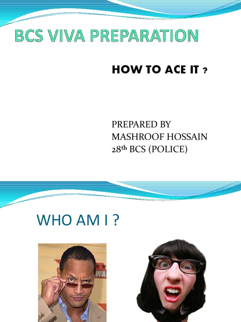 Bcs Viva Preparation | PDF