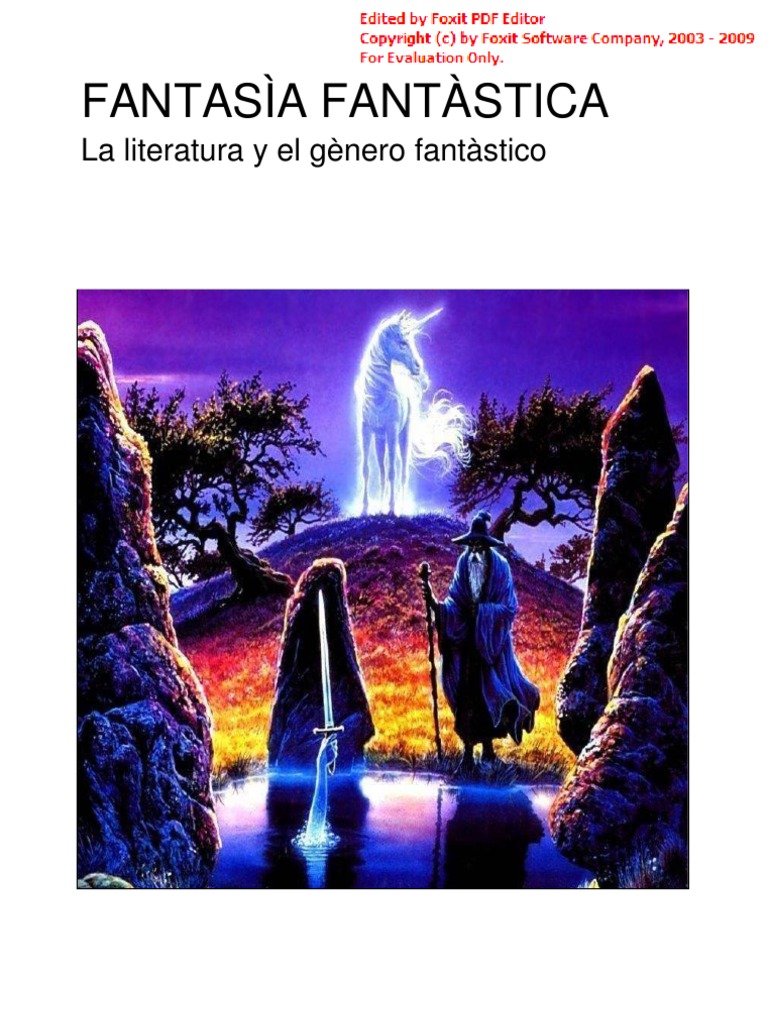 Fantasia Fantastica, La Literatura y El Género Fantastico | PDF | ETA ...