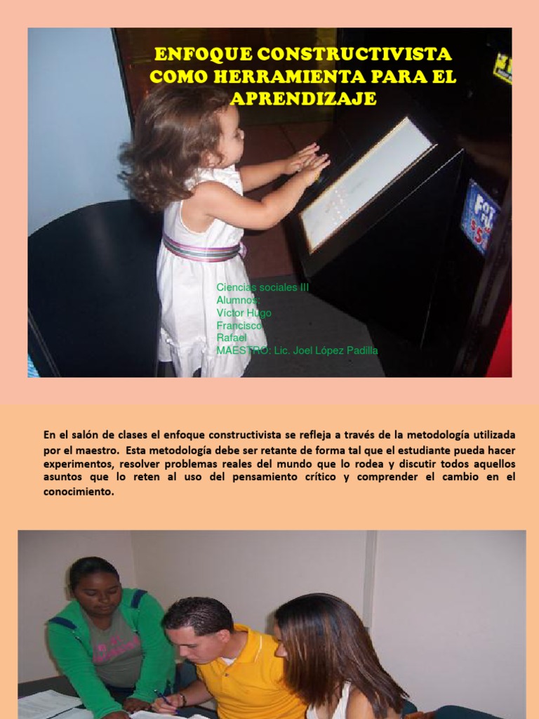 Enfoque Constructivista en el Aula | PDF | Constructivismo (filosofía ...
