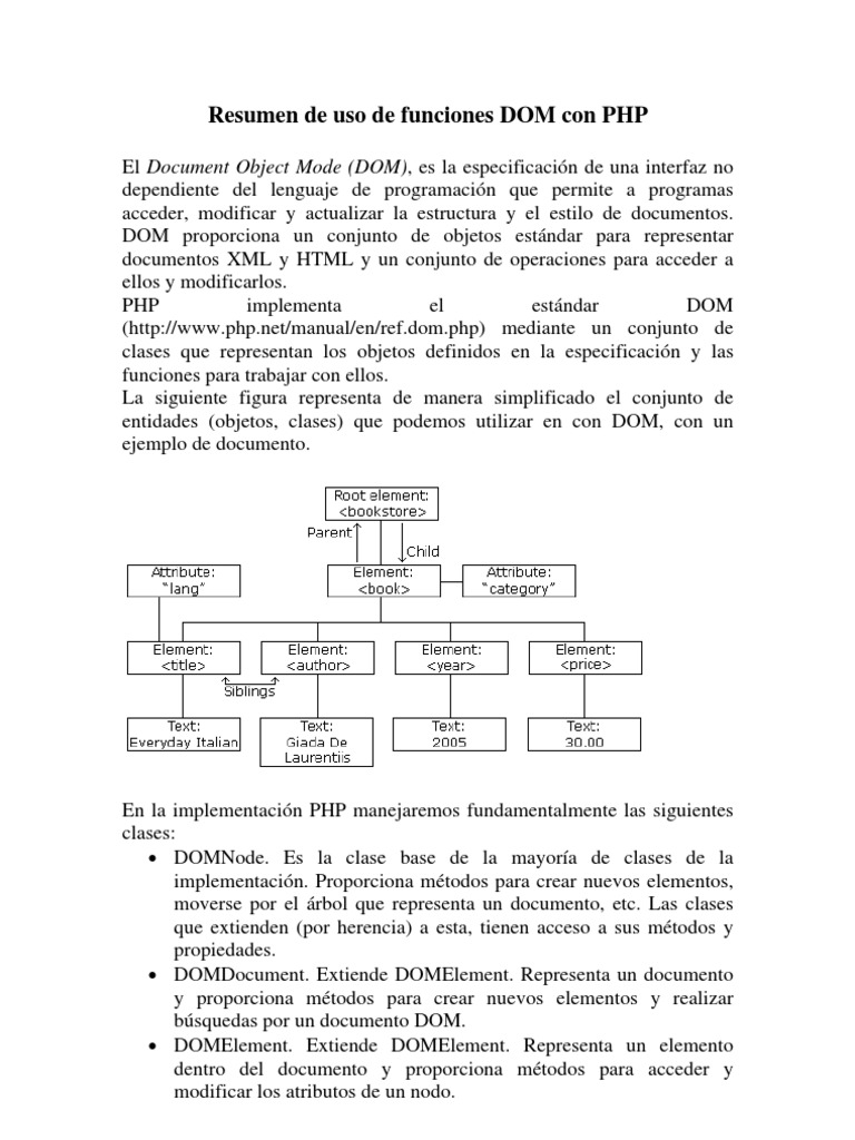 Dom BBDD PHP | PDF | Tabla (base de datos) | Modelo de objeto de documento