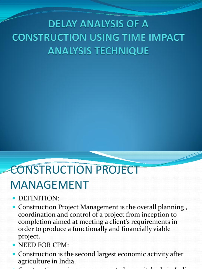 Construction Management | PDF | Project Management | Construction ...