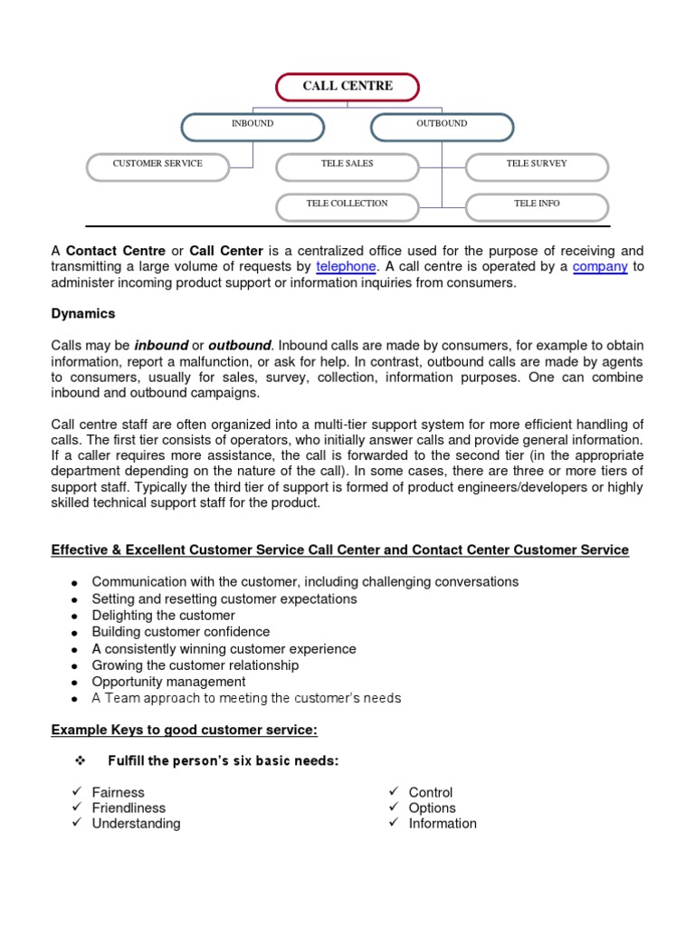 1 Call Centre Tips - Inbound Outbound | PDF | Call Centre | Applied ...