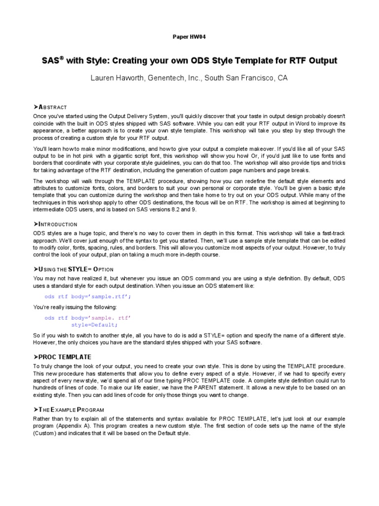 Proc Template Pdf Arial Typefaces