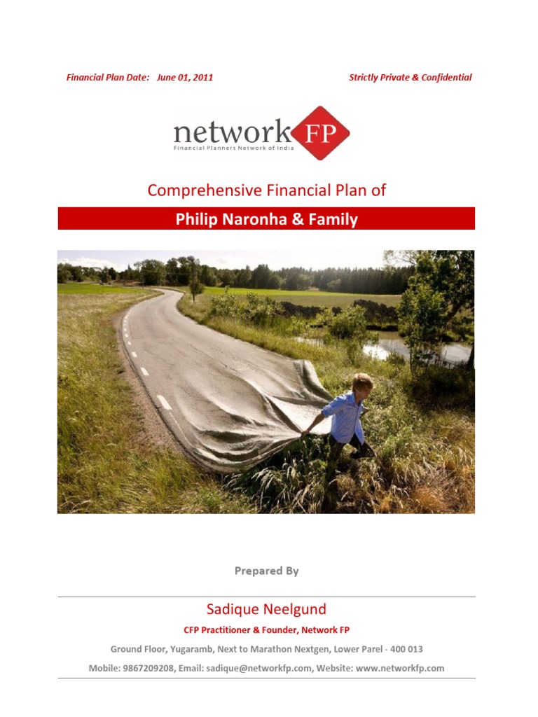 Sample Comprehensive Financial Plan Developed in XLFP V2 (Network FP ...