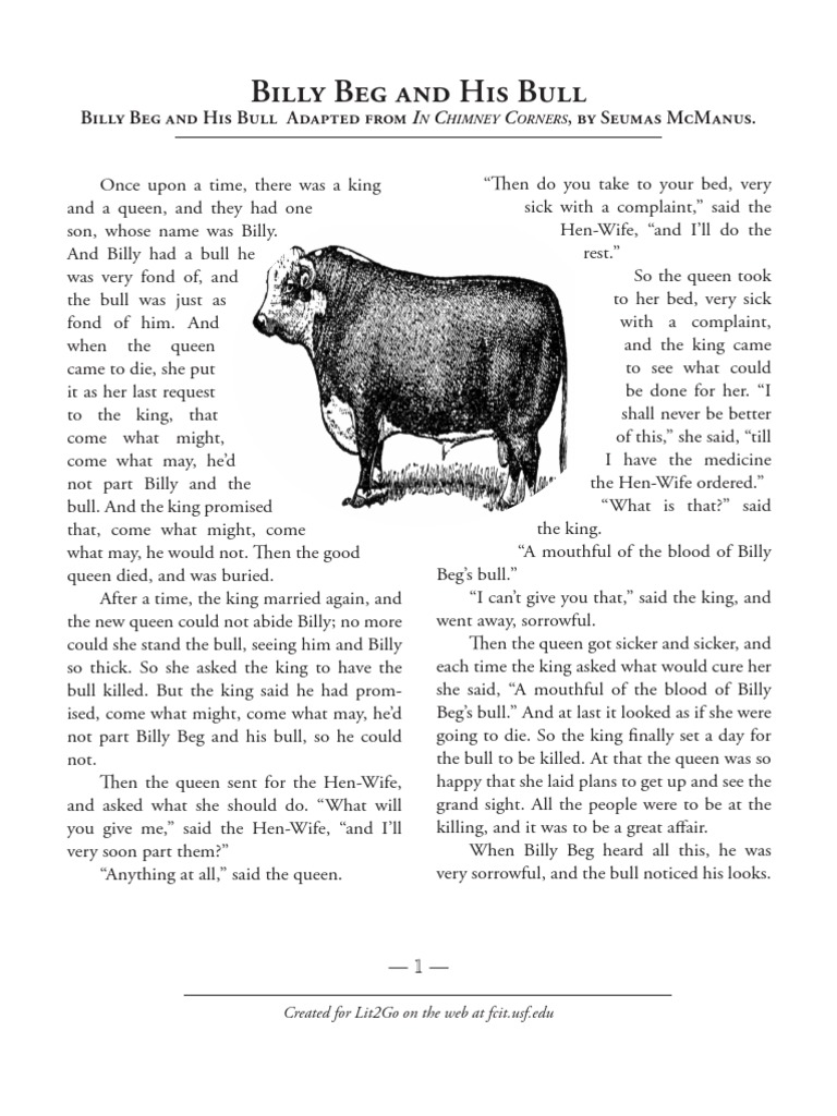 Billy Beg and His Bull | PDF