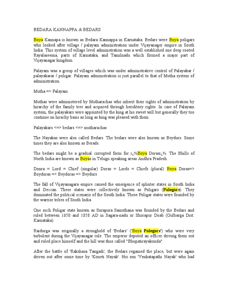 Palegar Palayakarar | PDF | Rama | Religion And Belief