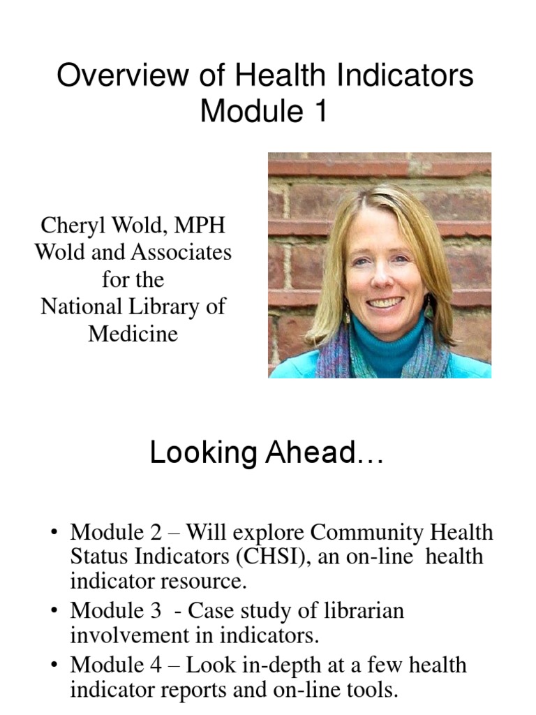 Overview of Health Indicators | PDF | Medicare (United States) | Medicaid