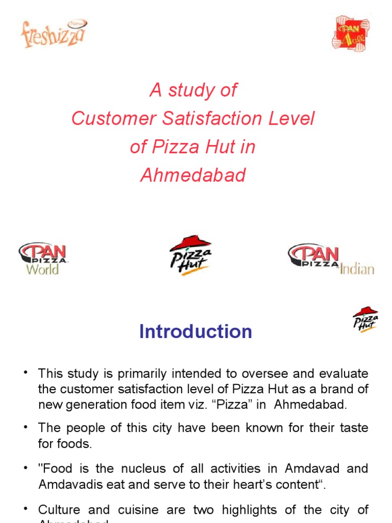 Pizza Hut Satisfaction Level | PDF | Survey Methodology | Sampling ...