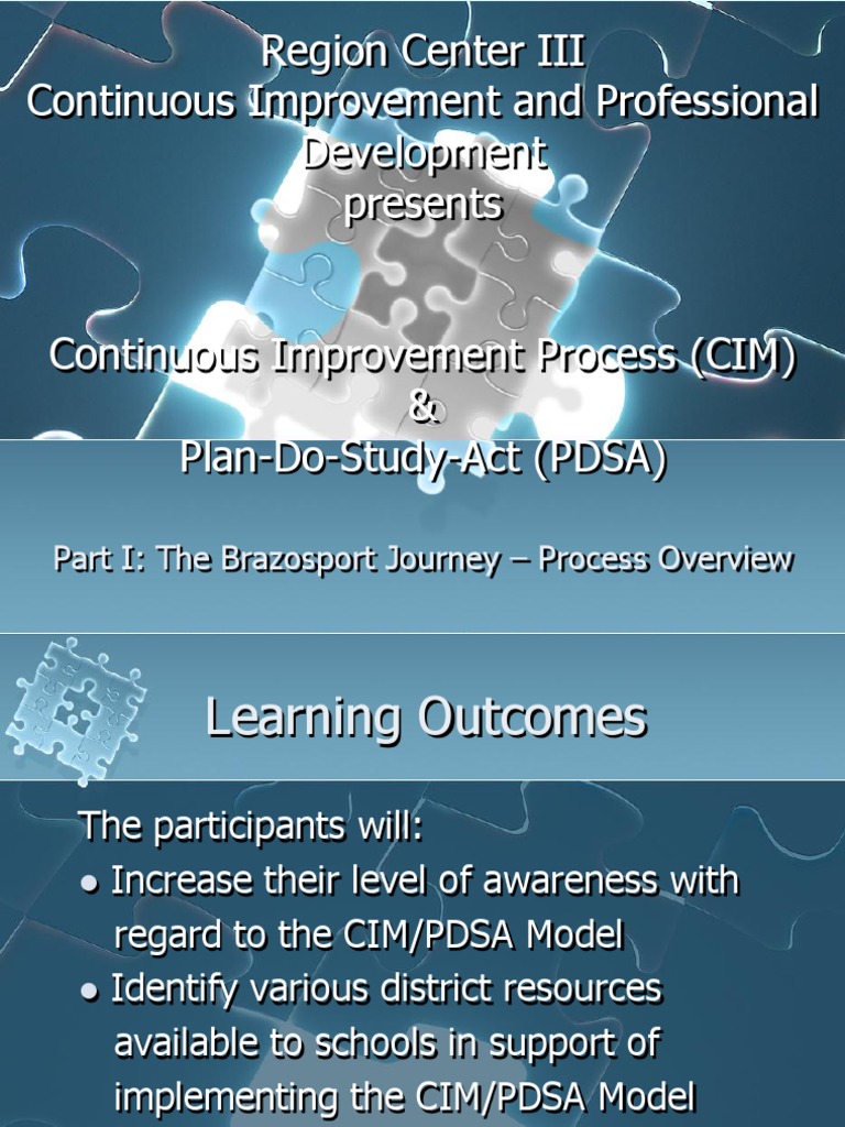 Region Center III Continuous Improvement and Professional Development ...