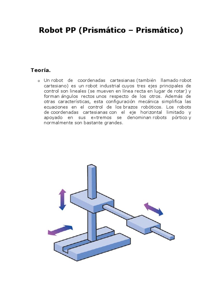 Robot Cartesiano | Robot | Tecnología