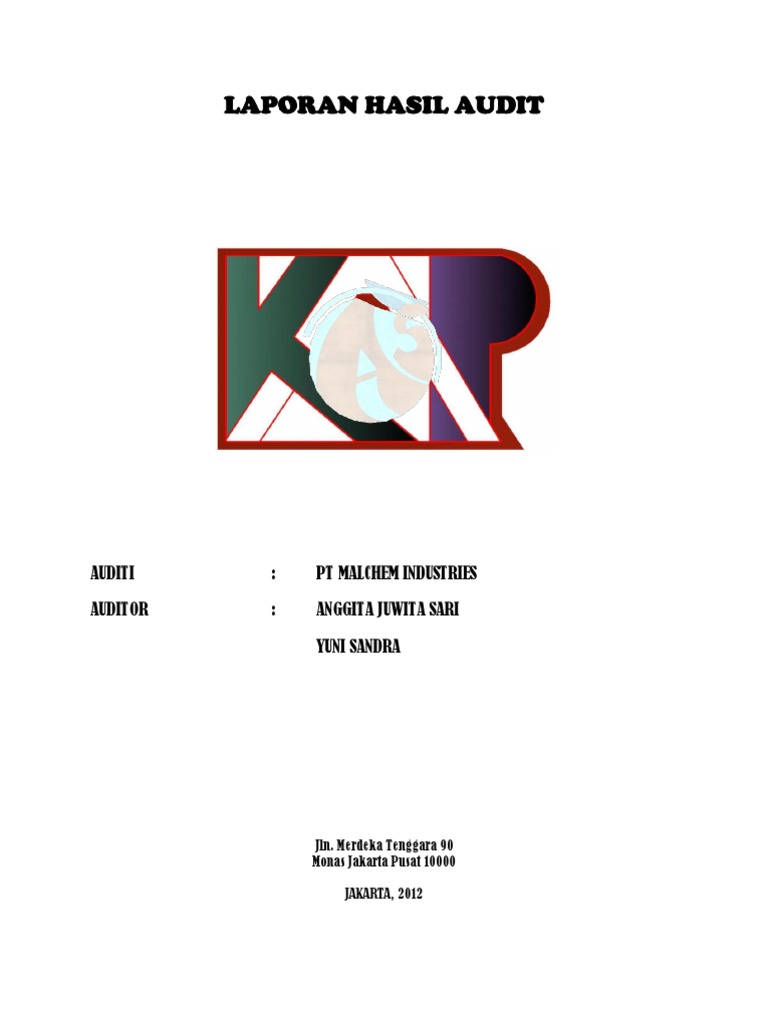 Laporan Hasil Audit Piutang PT Malchem | PDF