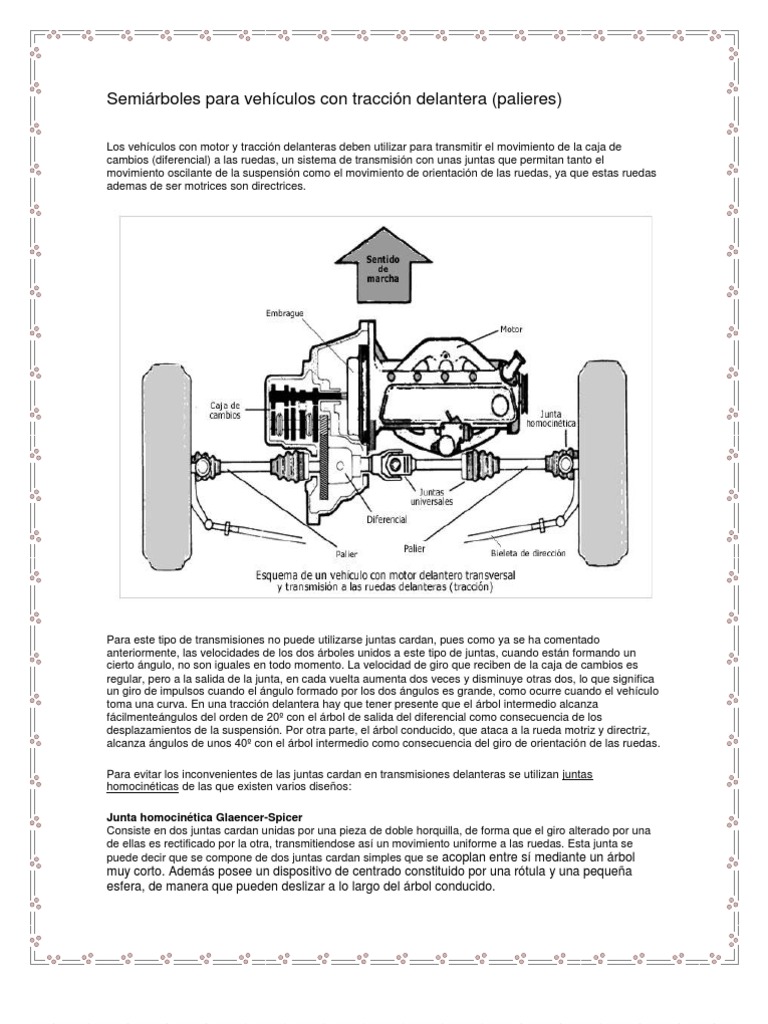 Juntas Homocinéticas para Tracción Delantera | PDF | Informática