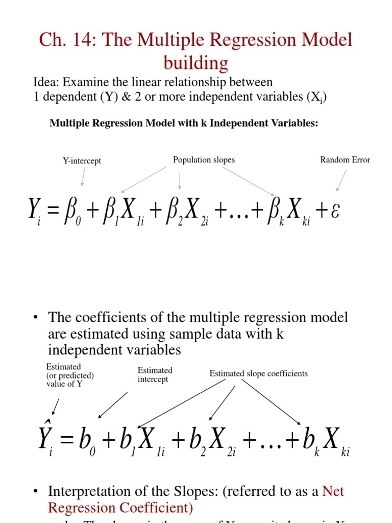 Multiple Regression Analysis Guide | PDF | Errors And Residuals ...