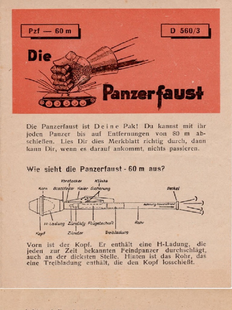 Die Panzerfaust | PDF