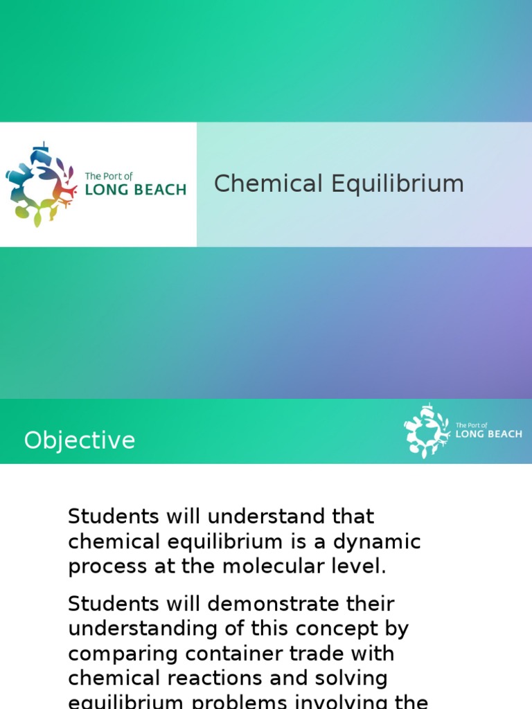 High School Science - Equilibrium | PDF | Chemical Equilibrium ...