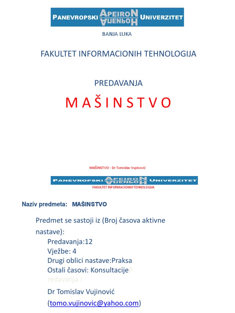 Predavanja Br.1nacrtna | PDF