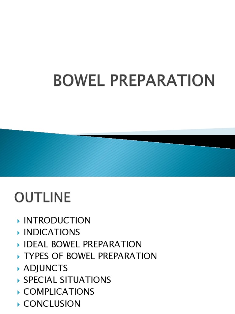 Bowel Preparation | PDF | Large Intestine | Nausea