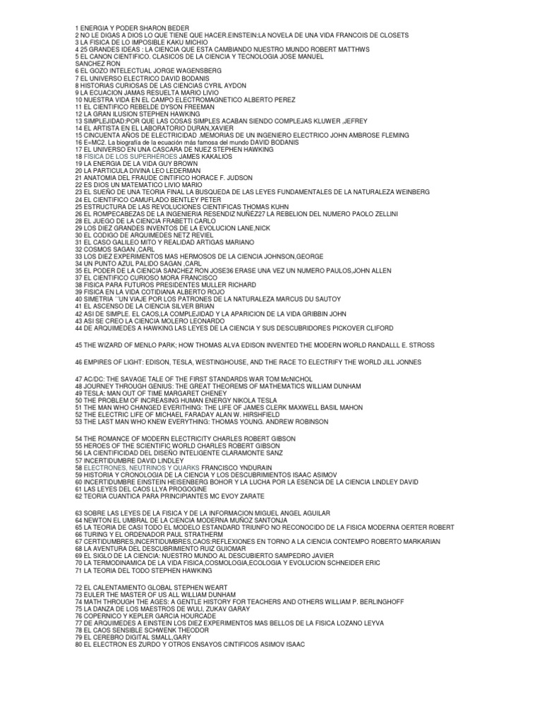 1 Energia y Poder Sharon Beder | PDF | Science | Ciencia y Tecnología
