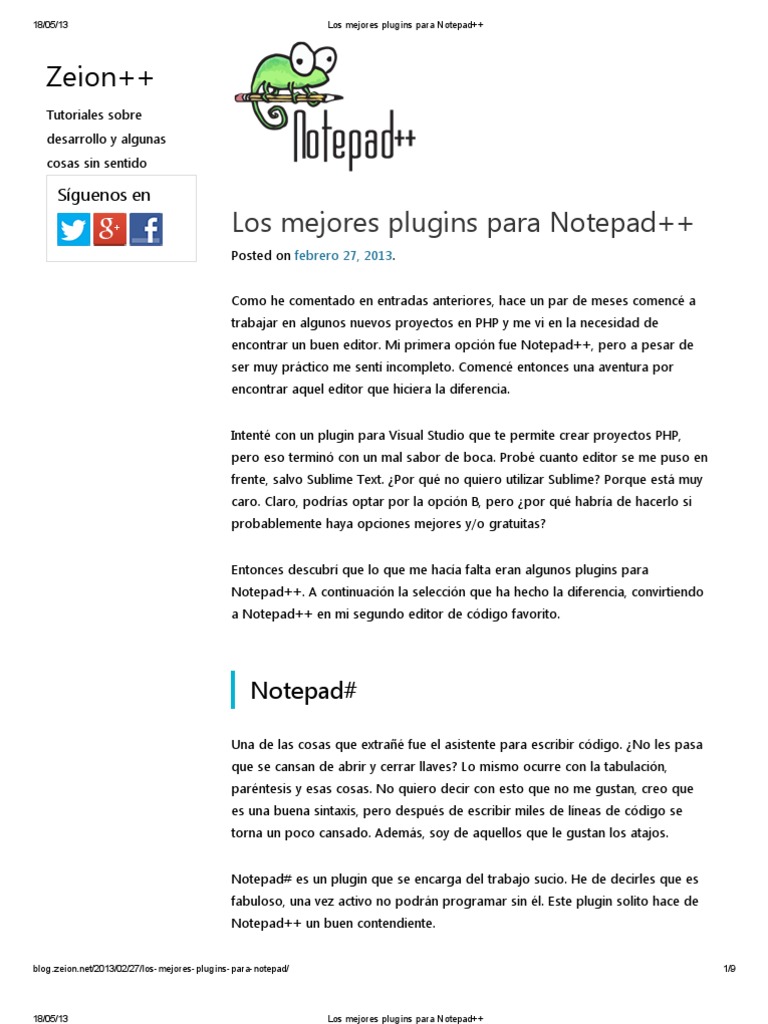 Los Mejores Plugins para Notepad PDF | PDF | HTML | Hojas de estilo en ...