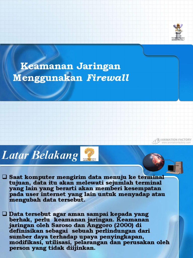 Presentasi Firewall | PDF