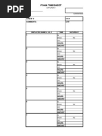Aya Time Sheet | PDF | Payroll | Labor Relations