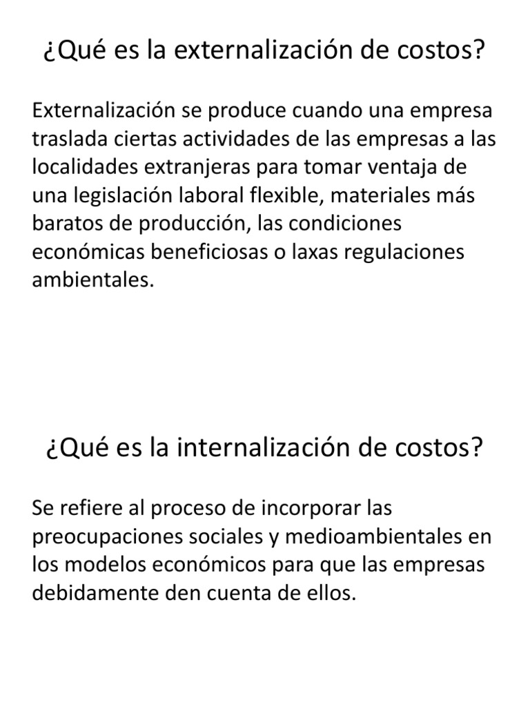 externalización de costos | Outsourcing | Ciencias económicas | Prueba ...