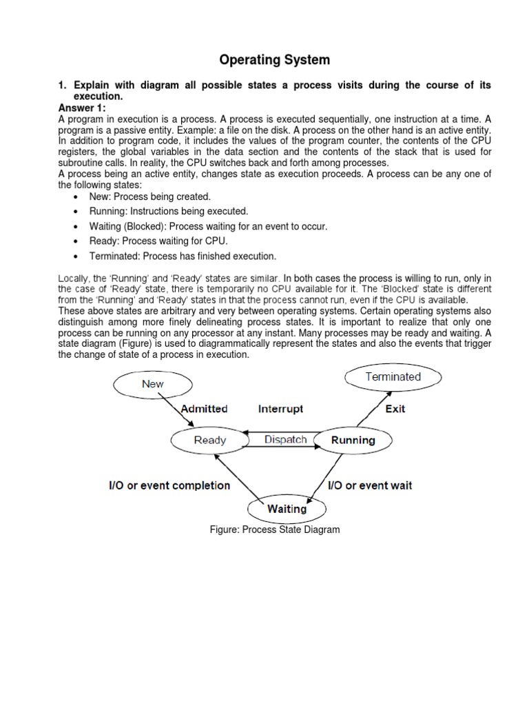 MCA2010 | PDF | Process (Computing) | Input/Output