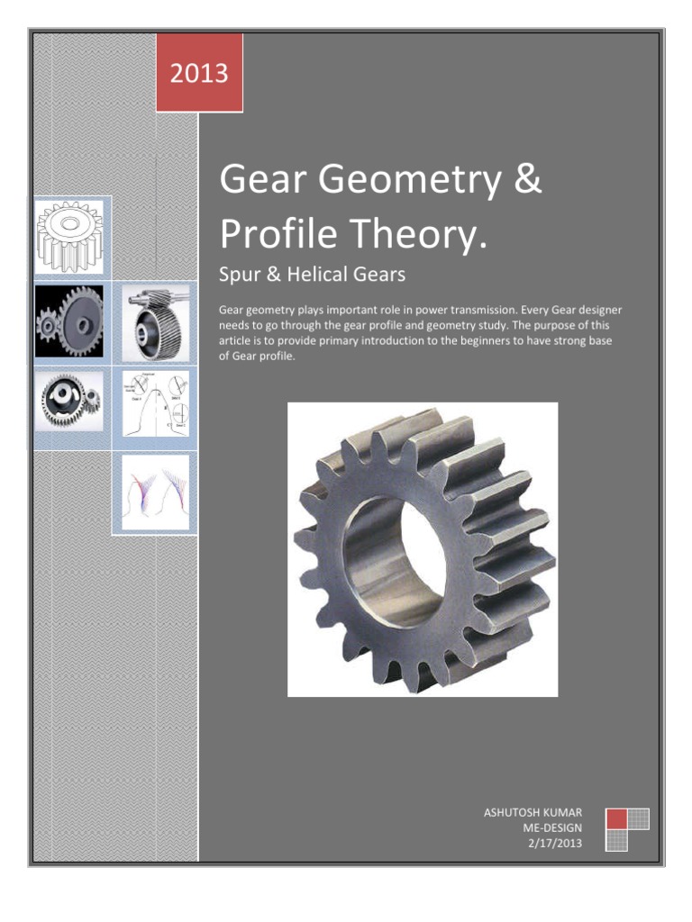 Gear Geometry and Profile Basics | PDF | Gear | Angle