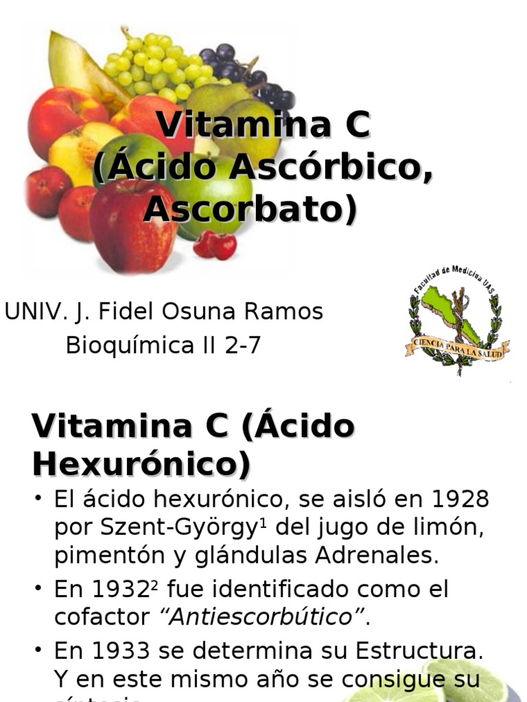 Vitamina C | PDF | Vitamina C | Hueso