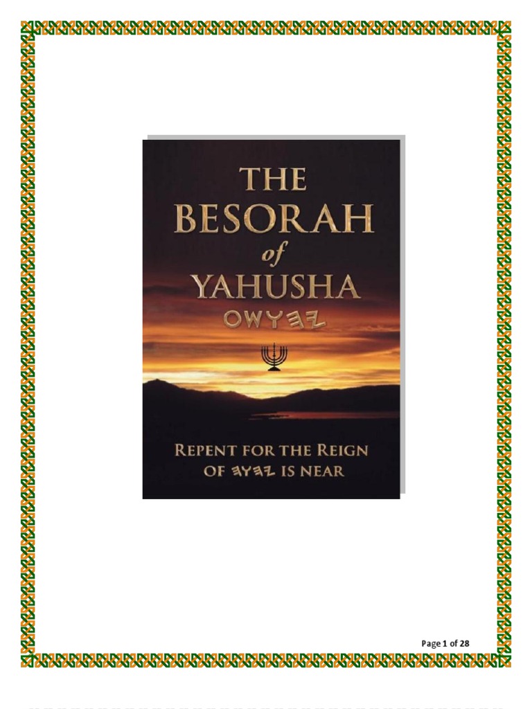 The Besorah of Yoḥanan Explained | PDF | Last Judgment | Gospel Of John