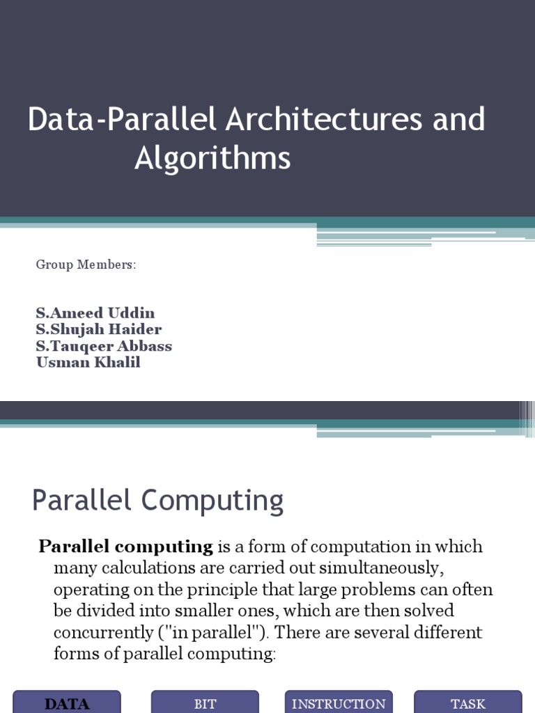 Data-Parallel Architectures and | PDF | Parallel Computing | Central Processing Unit