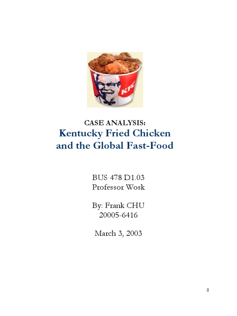 KFC Case Analysis: Strategies for Success in Mexico | PDF | Fast Food ...