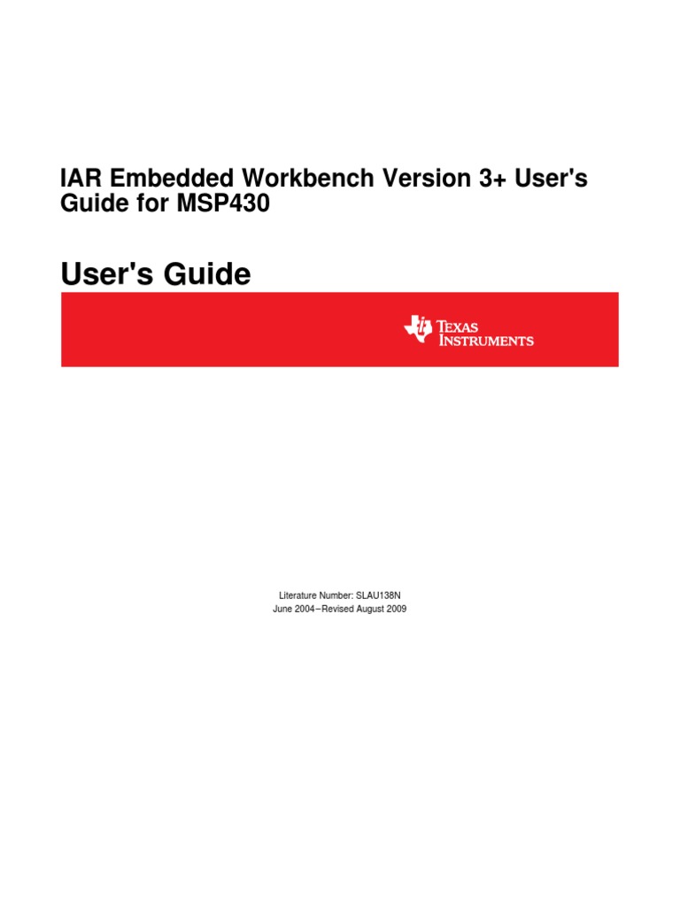MSP-FET430 Users Guide | PDF