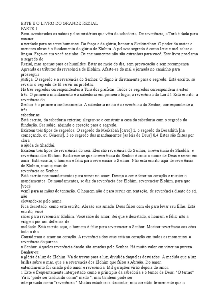 Sefer Raziel | PDF | Nomes de Deus | Jacó