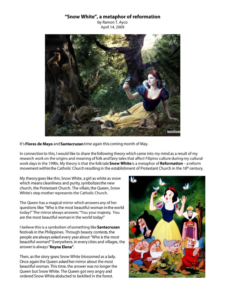 "Snow White", A Metaphor of Reformation | PDF