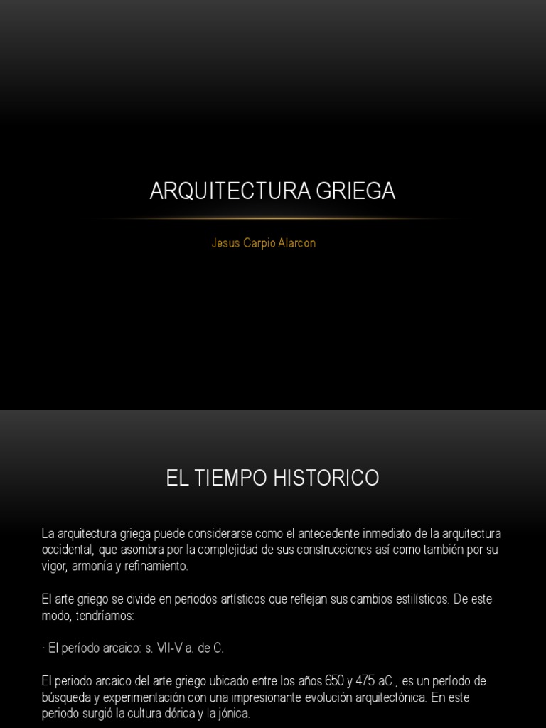 Arquitectura Griega | PDF | templo | Antigua Grecia