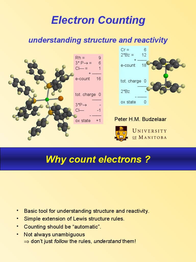 2 - Electron Counting | PDF | Chemical Bond | Ion