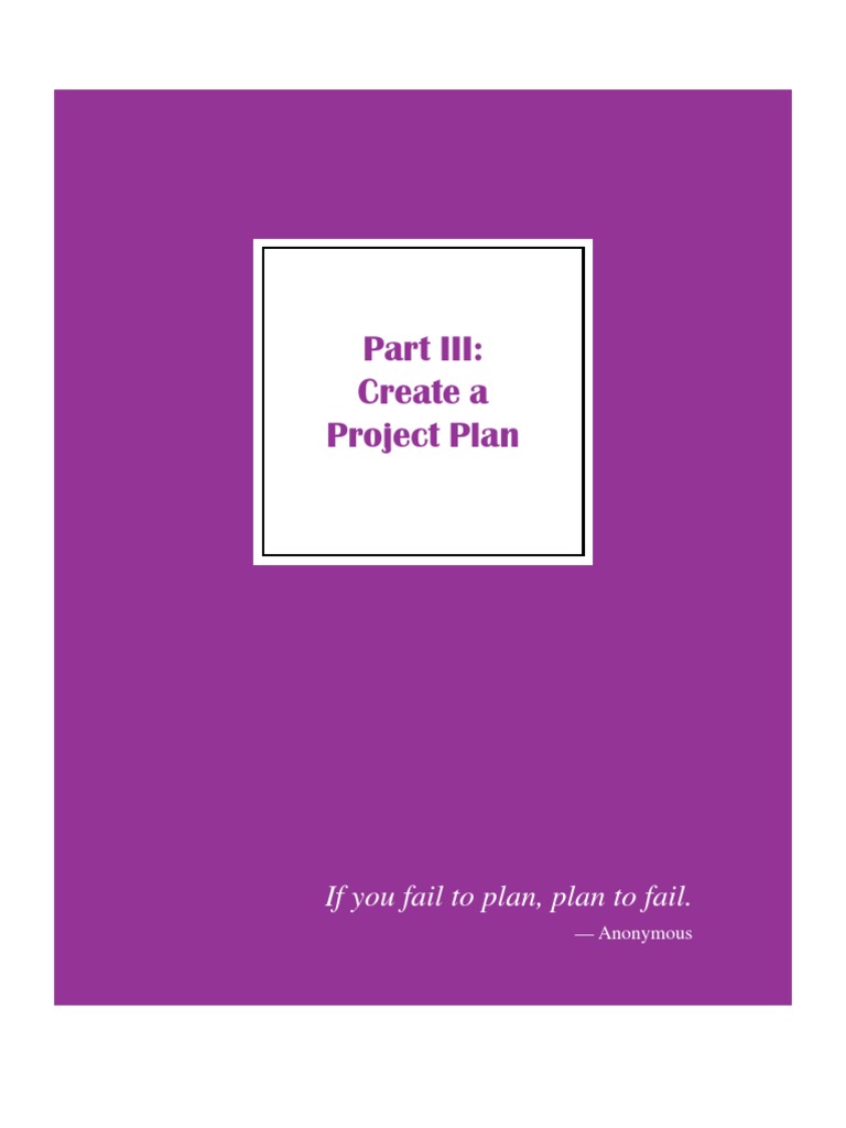 How To Create A Project Plan | PDF