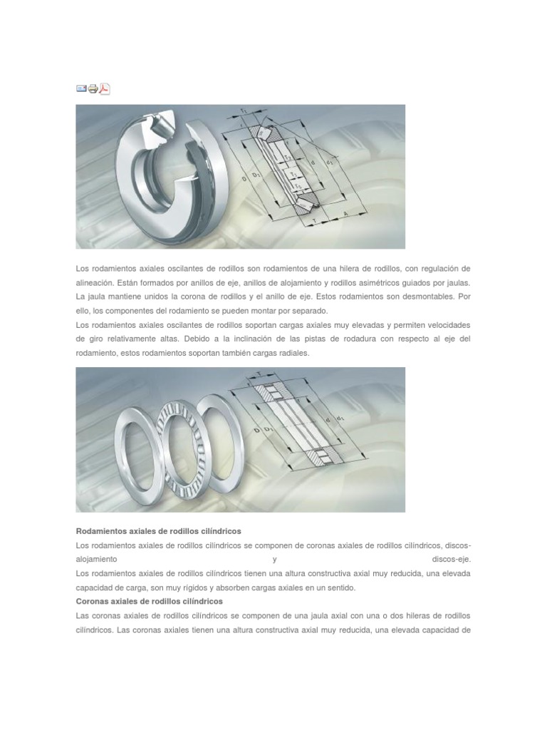 Los Rodamientos Axiales Oscilantes | PDF | Máquinas | Bienes manufacturados